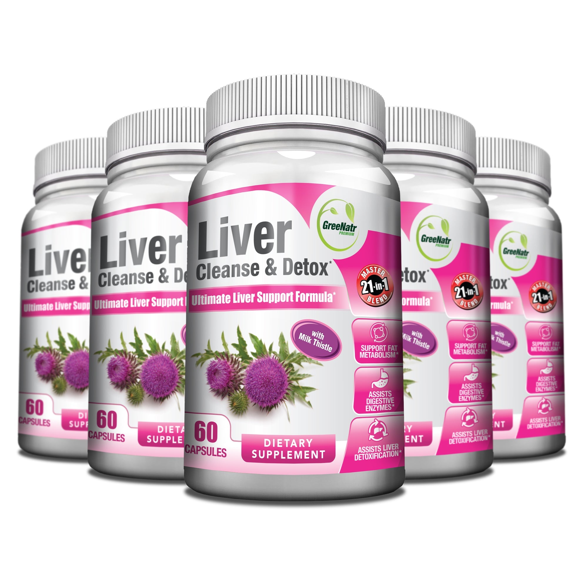 Liver Cleanse Detox & Repair Formula - Optimal Liver Health – GreeNatr ...
